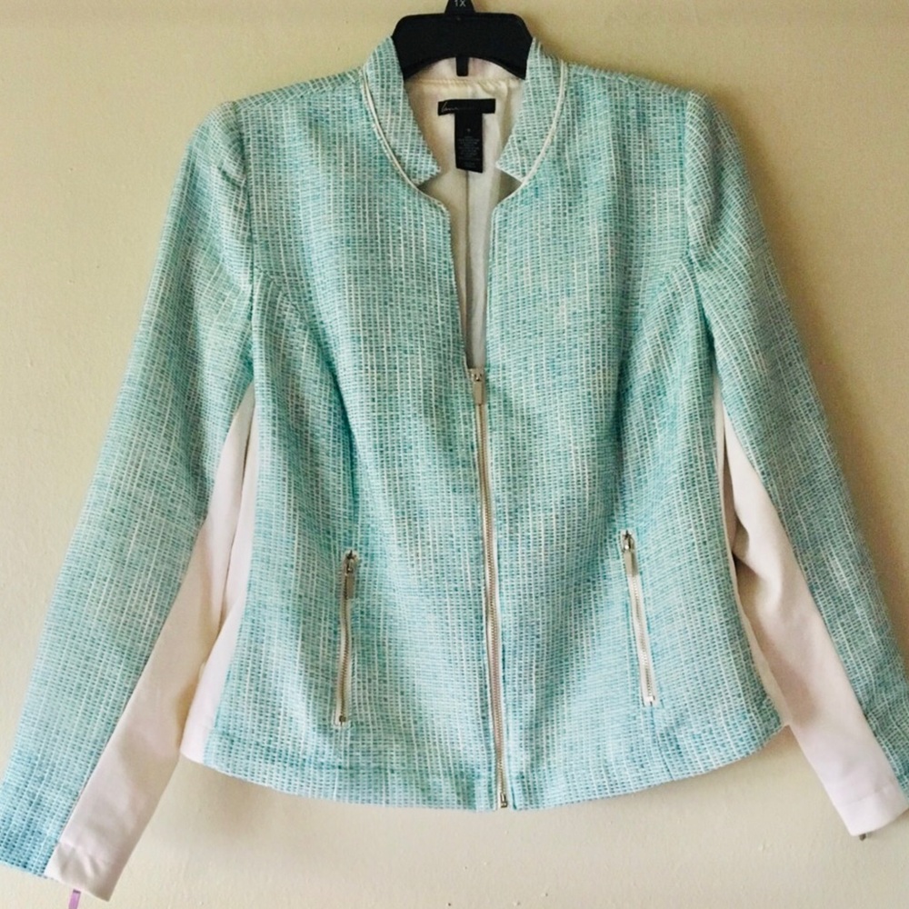 Lb Jacket Lady Moto Textured Stretch Panels - Gem